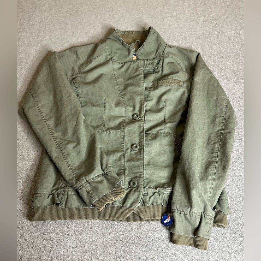 Rare Nike Sportwear Olive Green Military Throwback Ca… - Gem